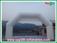China Fire Resistant White Inflatable Arch 6m PVC for Advertising Events for sale
