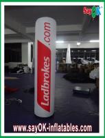 China Versatile Safe Inflatable Pillar 190T Nylon Cloth With Logo Printing for sale