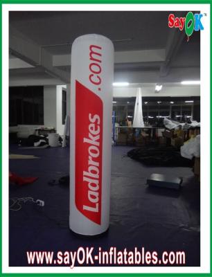 China Versatile Safe Inflatable Pillar 190T Nylon Cloth With Logo Printing for sale