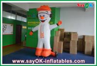 China Custom Inflatable Cartoon Character 2m Height 210D Oxford Cloth with Logo for Advertising Events for sale