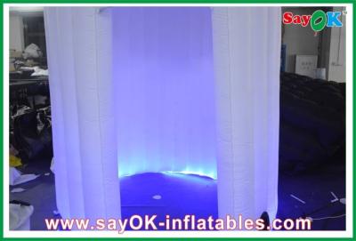China Inflatable Photo Booth 3x2x2.3m Oxford Cloth with LED Lighting and Remote Control for sale