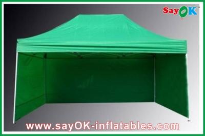 China Professional Folding Canopy Tent 3x3m 210D Oxford Cloth Fire Proof with 3 Sidewalls for sale