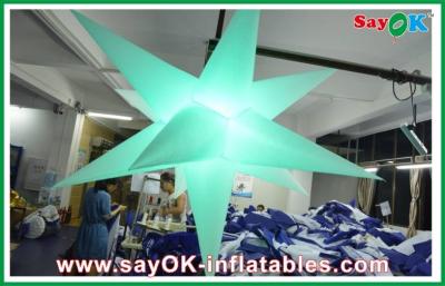 China White LED Lighting Inflatable Star 2M Diameter for Wedding Ceremony Decoration for sale