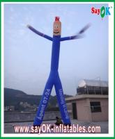 China Inflatable Wind Dancer Blue Inflatable Air Dancer Rip-Stop Nylon Cloth With Two Legs for sale