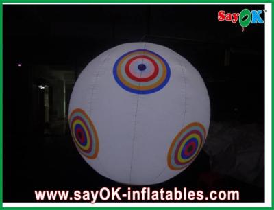 China Custom Logo Inflatable LED Hanging Ball 2m for Wedding Stage Decoration for sale