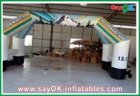 China Custom Inflatable Arch 0.4mm PVC Entrance Arch Logo for Festival Celebration 6x3m for sale