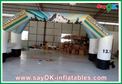 China Custom Inflatable Arch 0.4mm PVC Entrance Arch Logo for Festival Celebration 6x3m for sale