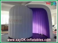 China Inflatable Photo Booth Tent 2.4m x 2.4m with CE Blower and LED Lights for Party Events for sale
