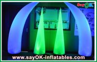 China Custom Inflatable LED Light with Logo Printing 1.5m 2.0m Air Blower Included for sale
