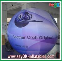 China Custom Digital Printing Inflatable Ground Ball 2.5m Diameter with LED Lighting for Festival Advertising for sale