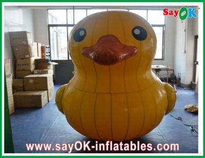 China Custom Inflatable Yellow Duck 4m Height for Events with 750w Air Blower for sale