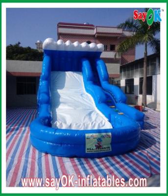 China Commercial Grade 0.55mm PVC Inflatable Slip and Slide with Pool for Events for sale