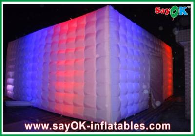 China 10x10m Inflatable Family Tent with LED Light for Nightclub Advertising Promotion Event for sale