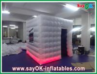 China Custom Logo Inflatable Photo Booth 2.4x2.4x2.5m Square Photobooth for Events for sale