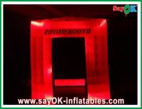 China Inflatable Photo Booth 2.4m x 2.4m x 2.5m with 12 LED Lights SGS Certified for Events for sale