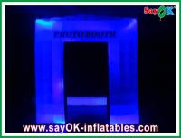 China Inflatable Photo Booth Durable Oxford Cloth 2.4x2.4x2.5m with LED Lights CE UL for sale