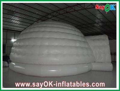 China Domed Inflatable Igloo Tent Waterproof Oxford Cloth 10m Custom CE for sale