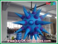 China Purple 2m Inflatable LED Star Decoration with Color-Changing Lights and CE/UL Certified Blower for sale