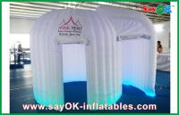 China Inflatable Photo Booth with LED Lighting 2.4m x 2.4m x 2.5m Oxford Cloth Portable for sale