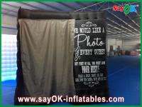 China Inflatable Photo Booth 2.5x2.4x2.5m Oxford Cloth LED Event Photo Studio for sale