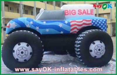 China Custom Logo Printing Waterproof Inflatable Car for Advertising Events Durable Oxford Cloth 110V for sale