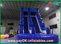 China 0.55mm PVC Inflatable Water Slide 6x3x5m Waterproof 3 Layer Bouncer for Pool for sale