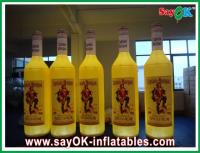 China Sayok 1.5m 2.0m Inflatable Wine Bottle Decoration 190T Nylon Oxford with LED Lighting for sale