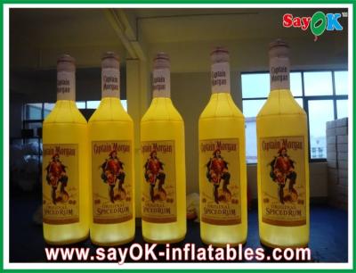 China Sayok 1.5m 2.0m Inflatable Wine Bottle Decoration 190T Nylon Oxford with LED Lighting for sale