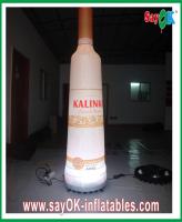 China 190T Nylon Oxford Inflatable Wine Bottle 2M with LED Lights for Event Decoration for sale