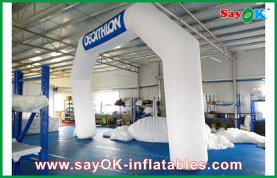 China Custom Inflatable LED Arch Entrance Race Archway Outdoor Advertising 110V 220V for sale