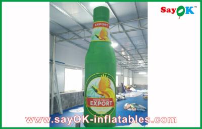 China Custom Inflatable Beer Bottle 100V-240V for Festival Advertising Promotional Event Decoration for sale