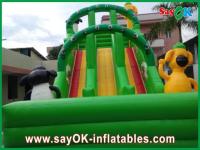 China Industrial Inflatable Water Slide 0.55mm PVC Tarpaulin 3m x 3m for Amusement Park for sale