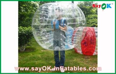 China Inflatable Bumper Bubble Ball 1.5m Diameter with 0.8mm PVC/TPU Material for Family Entertainment and Water Sports for sale
