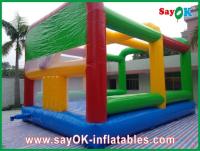 China Commercial Inflatable Bounce Castle House 0.55mm PVC Tarpaulin for Playground for sale