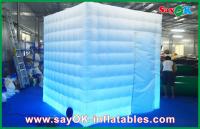 China Inflatable Photo Booth Durable Oxford Cloth 2.4x2.4x2.5m with LED Lights CE Certified for sale