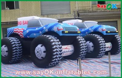 China Custom 5M Inflatable Jeep Car 210D Oxford Cloth for Advertising Promotion for sale