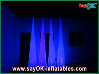 China Sayok Inflatable LED Ground Cone Air Blower Decoration Dia 1.5m 2.0m for Wedding Party for sale
