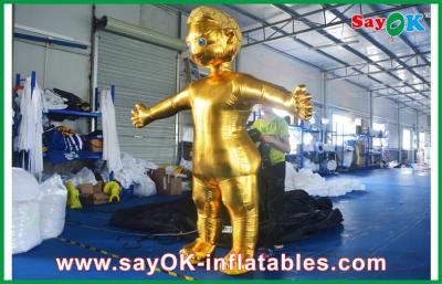 China Custom 2m Tall Inflatable Cartoon Character Birthday Party Decoration 210D Oxford Cloth for sale