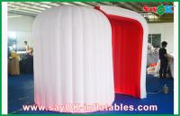 China Inflatable Photo Booth 2.4x2.4x2.5m Durable Oxford Cloth with LED Lighting for Events for sale