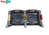 China Sayok Inflatable Axe Throwing Game 5x3x2.5m with Velcro Axes for Parties and Events for sale
