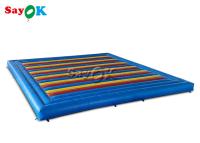 China Large PVC Tarpaulin Inflatable Bounce Board - 0.55mm Material, 2-3 Person Capacity for Indoor/Outdoor Sports for sale