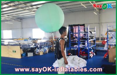 China 80cm DIA Inflatable Backpack Ball Lighting Nylon Cloth Windproof For Advertising for sale
