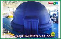 China Blue Inflatable Planetarium Dome Projection Cloth For Teaching for sale