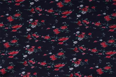 China 90gsm Polyester Chiffon Fabric Printed  Aop 75Dx48S for sale