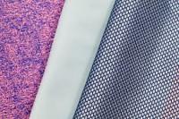China 228t 160gsm Polyester Soft Shell Fabric Solid Diamond Weave Taffeta 142CM for sale