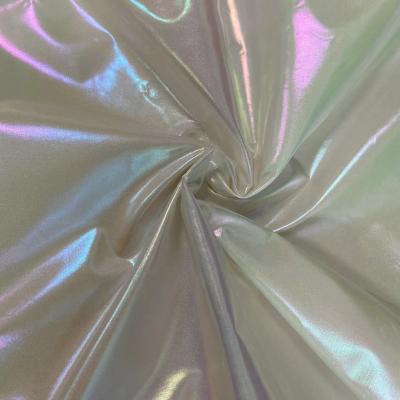 China Solid 69 GSM Poly Taffeta Fabric 300t Hot Silver Foil And Colourful for sale