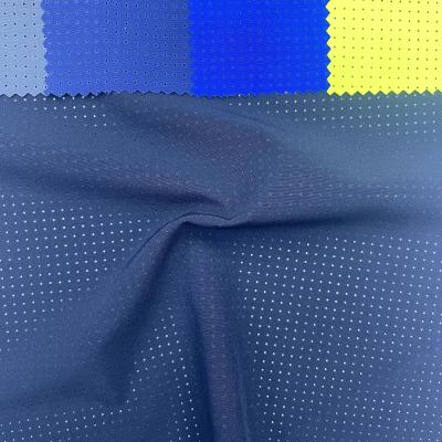 China 92%Polyester 8%Spandex 110-115GSM 4-way spandex hole fabric for sale