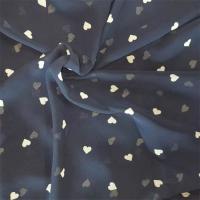 China High Twisted Printed Chiffon Fabric 85gsm 75Dx75D for sale