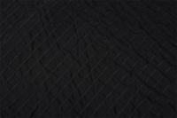 China Stripe Style 90gsm Polyester Chiffon Fabric Black 75Dx75D for sale