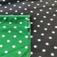 China 50dx50d 83gsm Polyester Chiffon Fabric Twill  Dot Printed for sale